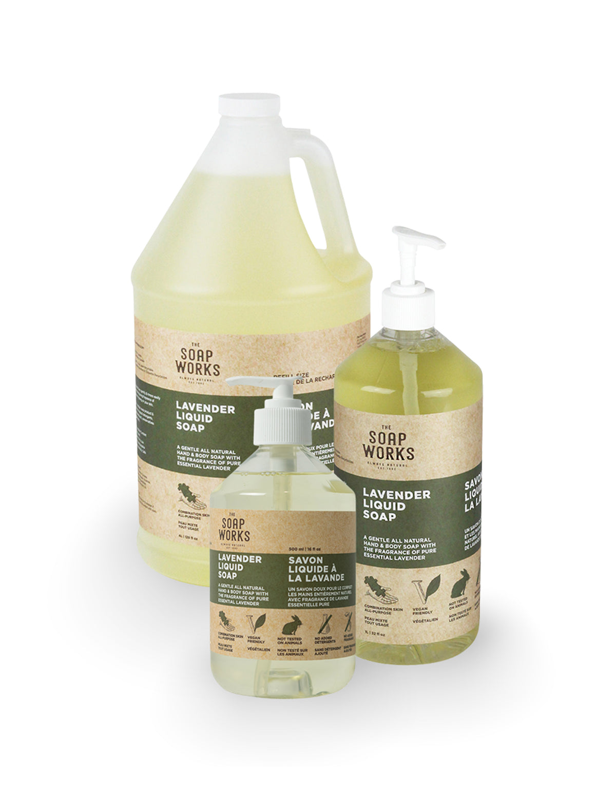 Natural Liquid Products – Soapworks CA